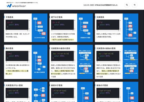 Cssセレクタのチートシート とは ウェブクマさん！