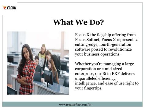 Bi In Erp Software Focus Softnet Pvt Ltd Ppt