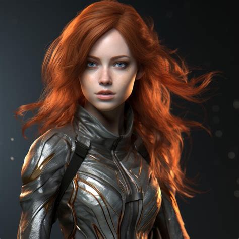 premium photo realistic zbrush sculpt of a beautiful female with