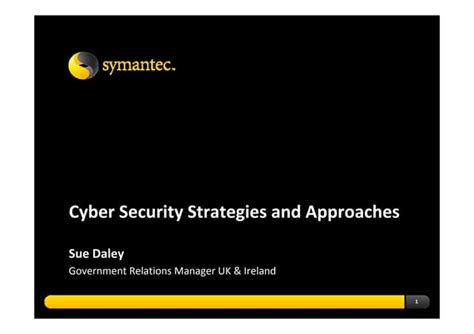Cyber Security Strategies And Approaches Pdf