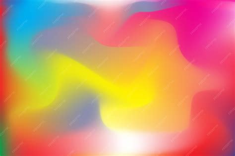 Premium Vector Vibrant Gradient Background Abstract Color Wave Eps Vector