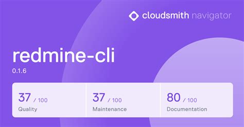 redmine cli 0 1 6 rubygems package quality cloudsmith navigator