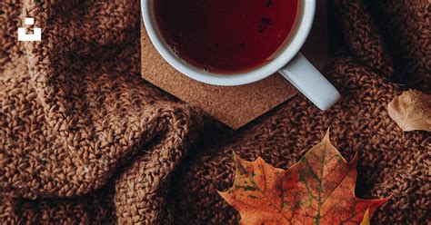 갈색과 검은색 섬유에 갈색 액체가 있는 흰색 세라믹 머그잔 사진 Unsplash의 무료 가을 이미지