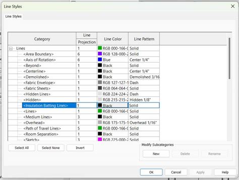 Solved Line Styles Visible In Manager Not Visible In Pulldown Menu