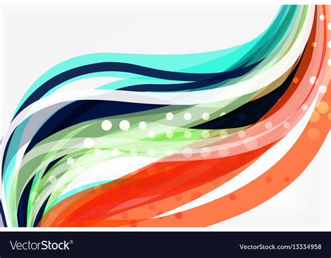 Geometric Flowing Lines Abstract Background Vector Image