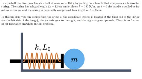 Solved A Determine The Vector Net Force On The Ball At Chegg Com