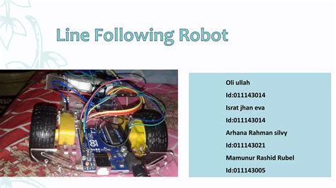 Line Following Robot Presentation Pptx