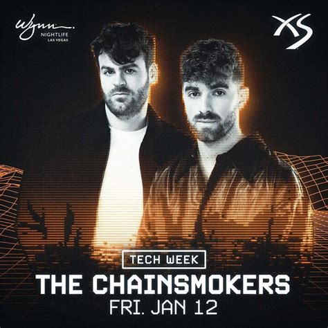 The Chainsmokers At Xs Nightclub Friday Jan 12 2024 Discotech