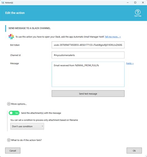 Send Email Notification And Data To Slack