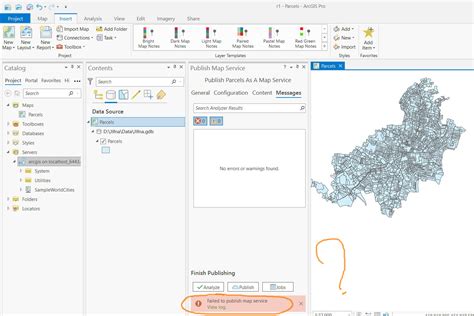Arcpro 241 Arcpro Fails To Publish Map Service Esri Community