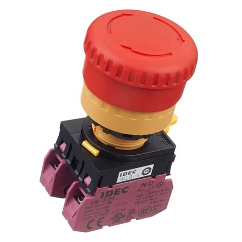 IDEC 22MM EMERGENCY Stop Switch E Stop 2NC YW1B V4E02R High Quality 9 99 PicClick UK
