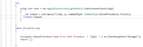 solved what do i have to return in a try catch statement experts