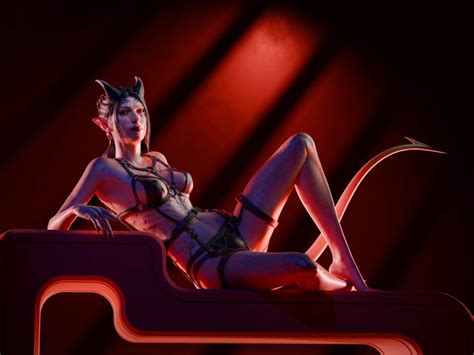 Rule 34 3d 3d Render Azrael Tav Baldur S Gate Baldur S Gate 3 Leather
