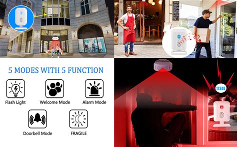 Wireless Pir Motion Sensor Detector Security Alarm Chime Waytronic Motion Sensor Alarm