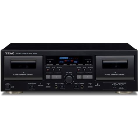 Двухкассетная дека TEAC W-1200, черный W-1200 (Black) — купить по ...
