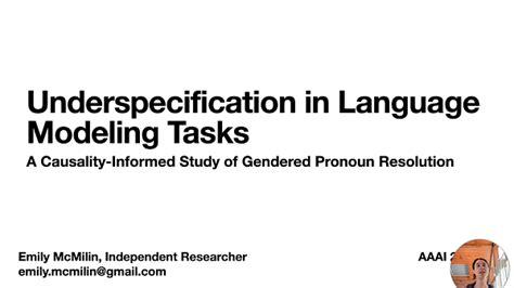Underline Underspecification In Language Modeling Tasks A Causality