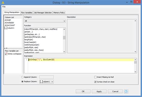 groupby list aggregation as string output knime analytics platform