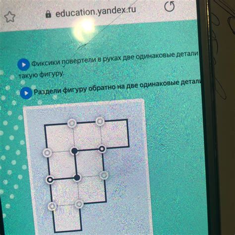 Разделить на две равные фигуры Школьные Знания Pro