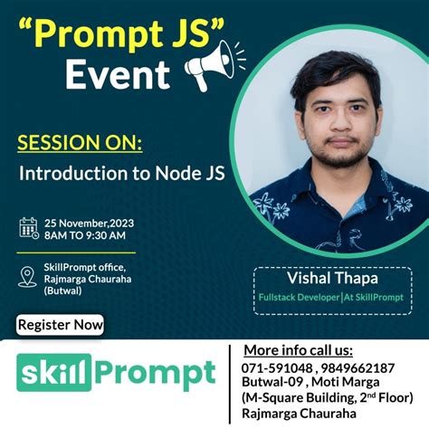 Skillprompt On Linkedin Skillprompt Butwal Event Registernow