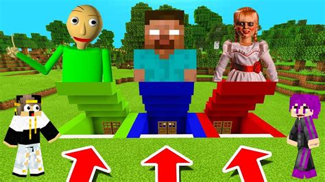 فلم ماين كرافت لا تختار الحفرة الخطئ حفرة المدرس الشرير؟😱🔥 Youtube