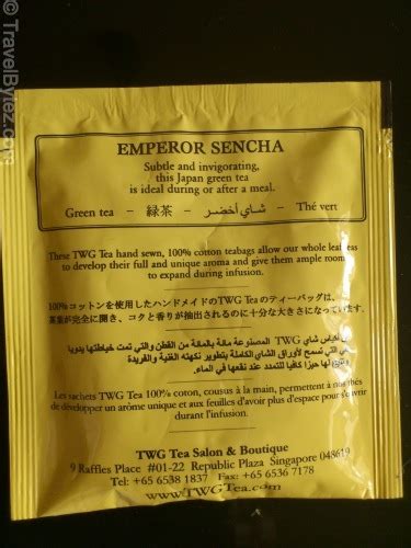 Twg Emperor Sencha Travel Bytez