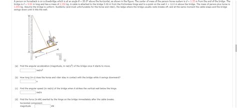 Solved A Find The Angular Acceleration Magnitude In Chegg