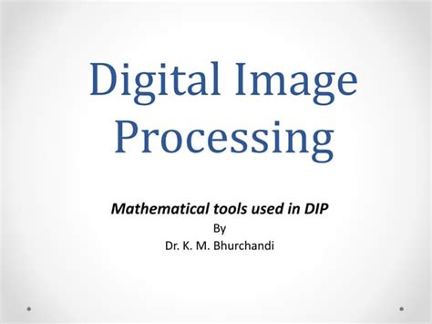 Morphological Image Processing