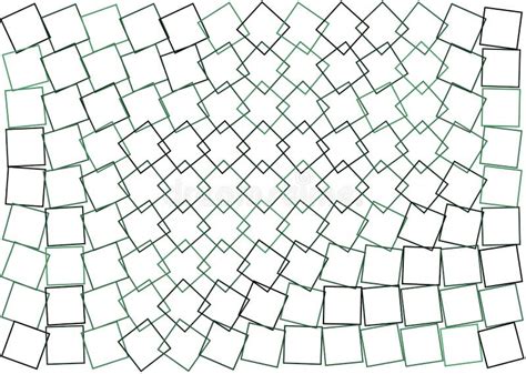 Abstract Geometric Square Rectangle Pattern Art Wallpaper Color And Illustration Stock Vector