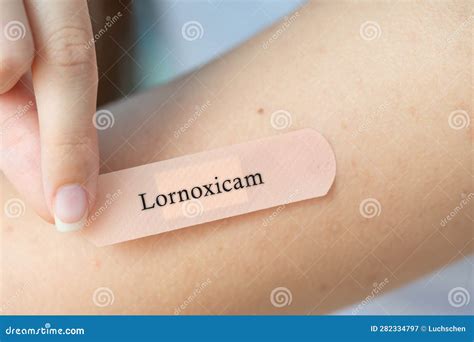 Lornoxicam Transdermal Patch Stock Image Image Of Treatment Relief 282334797