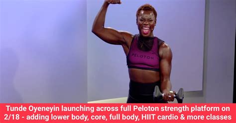 Tunde Oyeneyin Launching Across Full Peloton Strength Platform 218