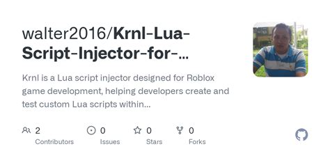 github walter2016 krnl lua script injector for roblox game