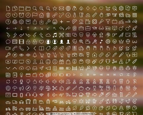 Ios7图标图片 菜谱设计 画册装帧 图行天下素材网