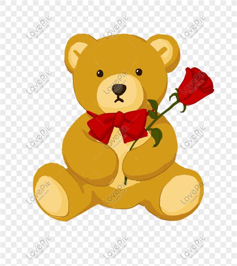 갈색 곰 견면 벨벳 인형 Png 일러스트 무료 다운로드 Lovepik