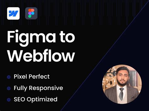 modern responsive webflow website design and development figma to