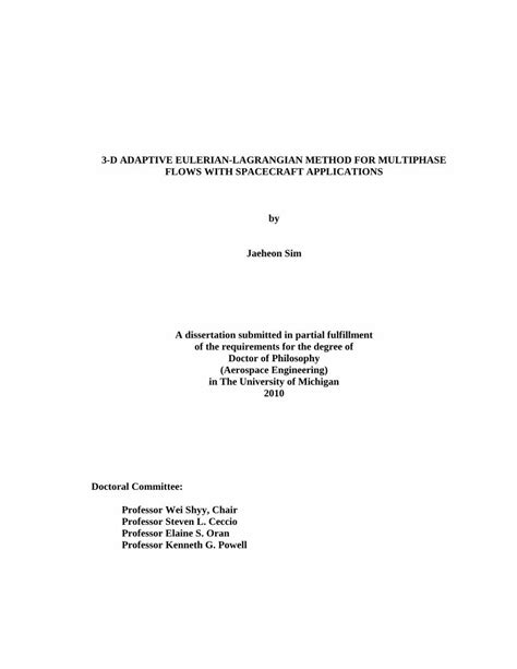 PDF D ADAPTIVE EULERIAN LAGRANGIAN METHOD FOR MULTIPHASE DOKUMEN TIPS