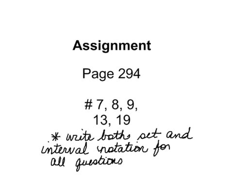 55 Domain And Range Notes Ppt