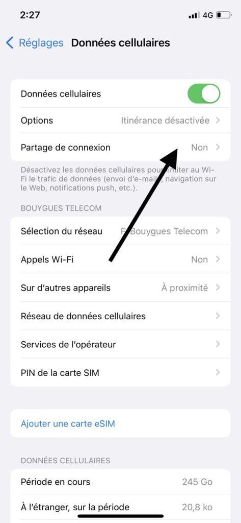 Comment Faire Un Partage De Connexion Avec Un Iphone