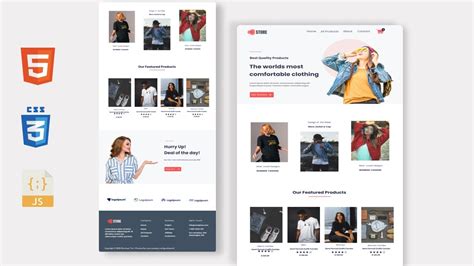 How To Create Complete Responsive Ecommerce Website Using Html And Css