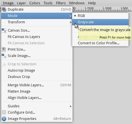 Print Design How To Convert Color Images To Black White In GIMP Graphic Design Stack Exchange
