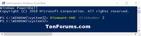 Mount Or Unmount VHD Or VHDX File In Windows Tutorials