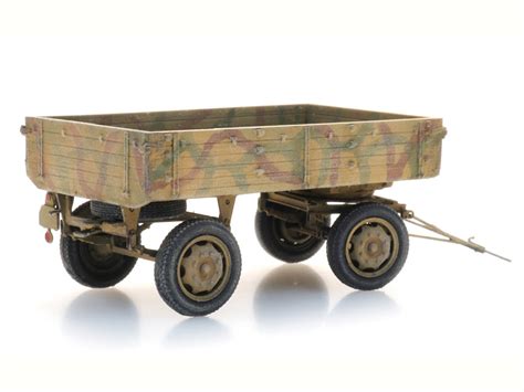 Ho Anhänger Einheitsanhänger E3 3t Camo Wehrmacht Escala Ho