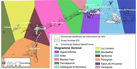 Répartition Des Polygones De Thiessen En Fonction Des Coordonnées Download Scientific Diagram
