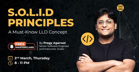 Scaler On Linkedin Solid Principles Every Developer Must Know