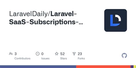 GitHub LaravelDaily Laravel SaaS Subscriptions Demo