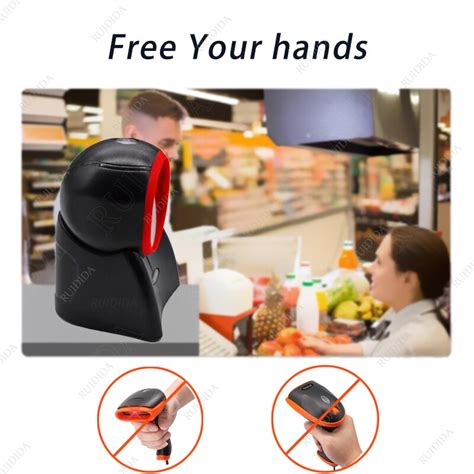 Platform Barcode Scanner 1d 2d Desktop Bar Code Sc Grandado