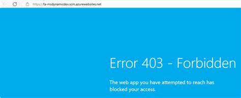 azure function publish ‘attempt to publish the zip file failed