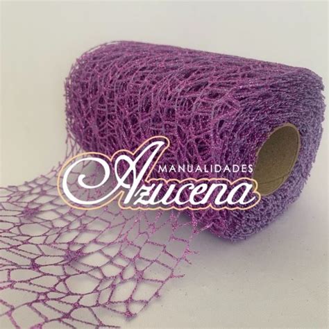 Malla Plastica 4x Diamantada Tipo TelaraÑa 15cm Manualidades Azucena