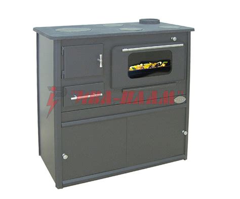 Готварска печка на твърдо гориво Звезда Класик 7kw Чугунен плот Цена от 665 99 лв