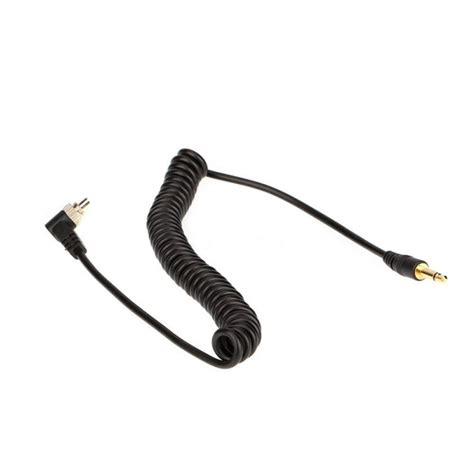 Camera Flashes Accessories 35mm To Male Pc Flash Sync Cable Screw Lock