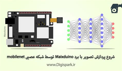 شروع پردازش تصویر با برد Maixduino توسط شبکه عصبی Mobilenet دیجی اسپارک
